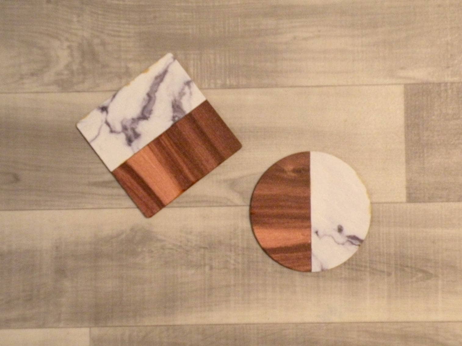 DIGITAL Split Coaster Design to Make Imitation Faux Marble and - Etsy