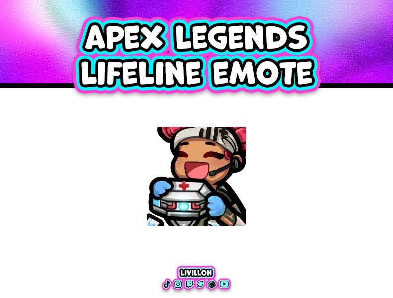 APEX LEGENDS Lifeline Emote Twitch Discord and Youtube - Etsy