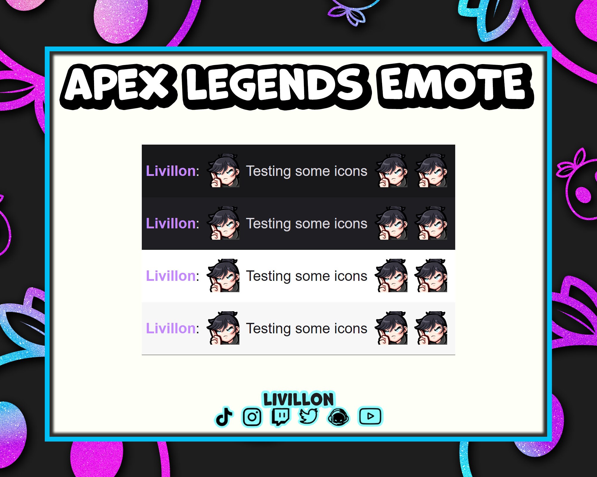APEX LEGENDS Wraith Emote Twitch, Discord and Youtube - Etsy