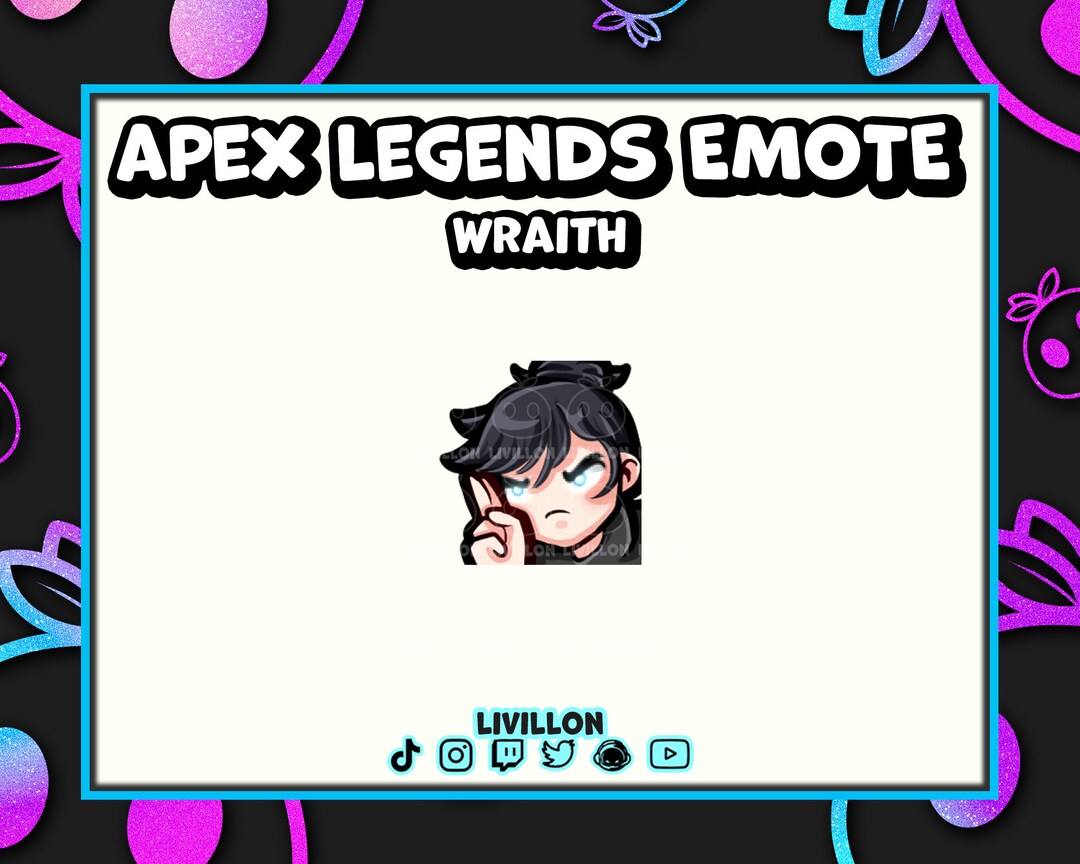 APEX LEGENDS Wraith Emote Twitch, Discord and Youtube - Etsy