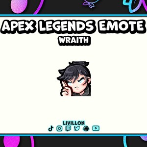 APEX LEGENDS Wraith Emote Twitch, Discord and Youtube - Etsy