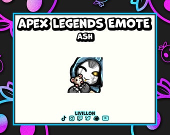 Apex Legends Ash Emote, Ash Emote, Twitch Emote, Streamer Emote ...