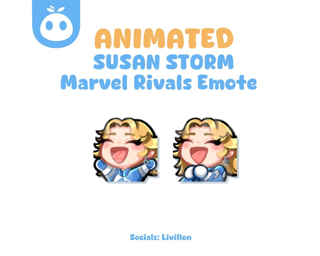 Marvel Rivals Susan Storm Animated Emote - Twitch, Discord and Youtube ...