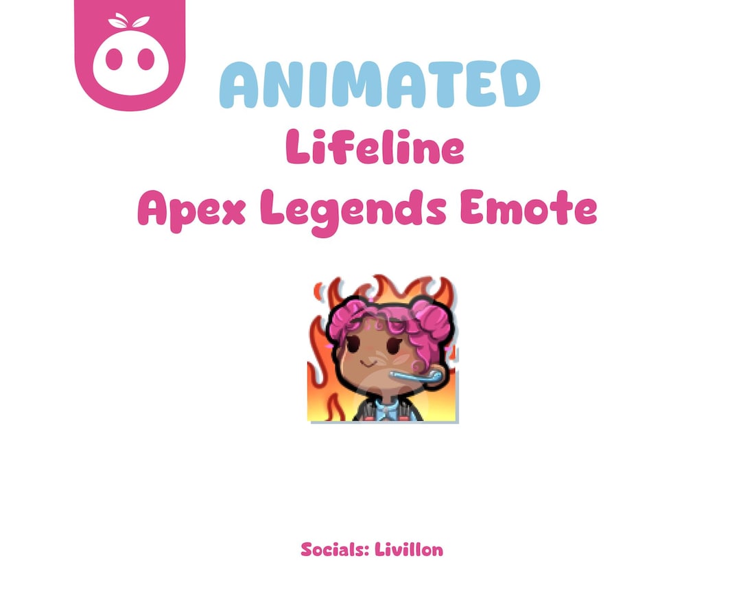 Apex Legends Lifeline This is Fine Animated Emote - Twitch, Discord and ...