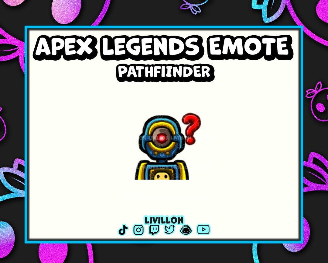 APEX LEGENDS Pathfinder Emote - Twitch, Discord and Youtube - Etsy