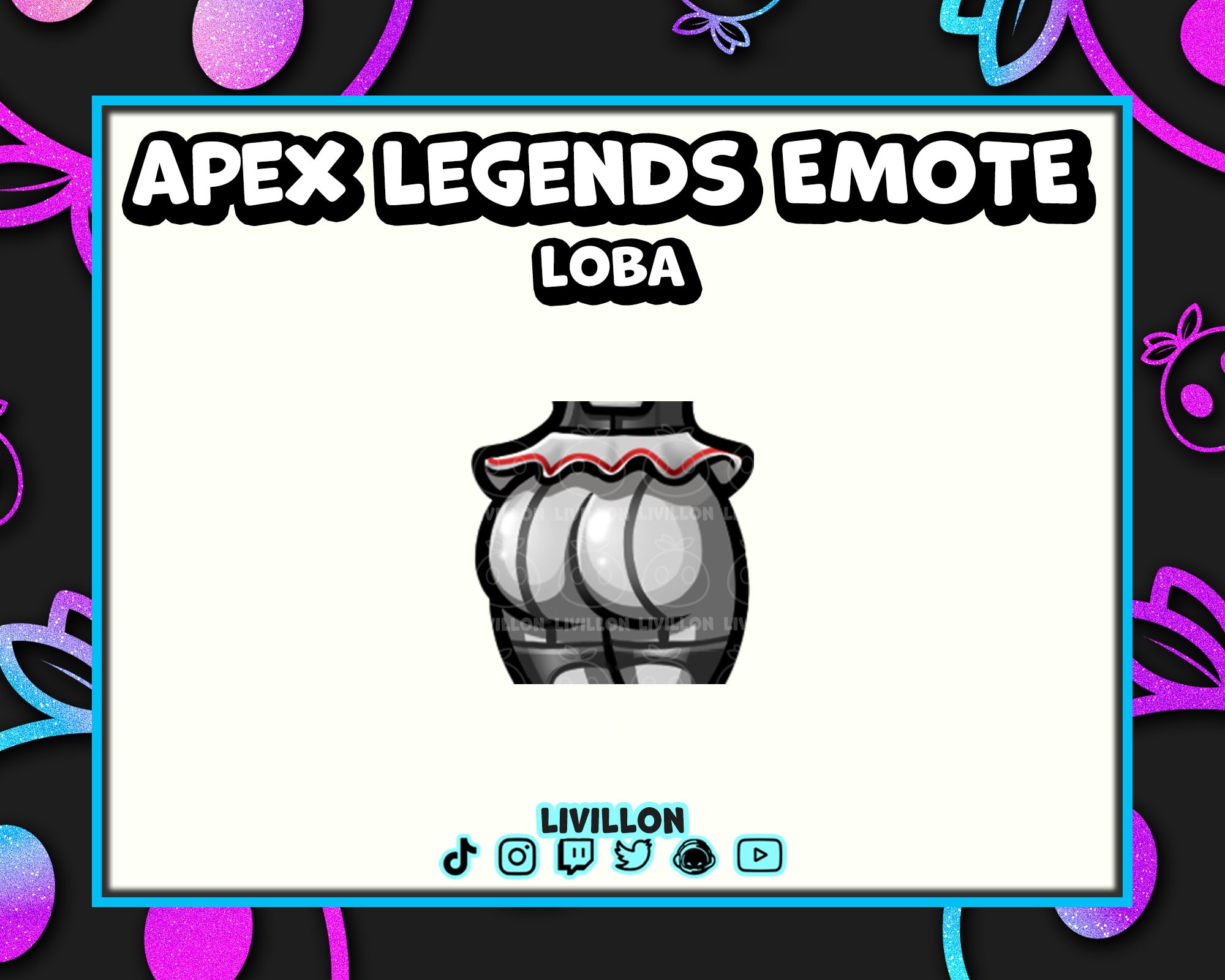 APEX LEGENDS Loba Emote - Twitch, Discord and Youtube - Etsy