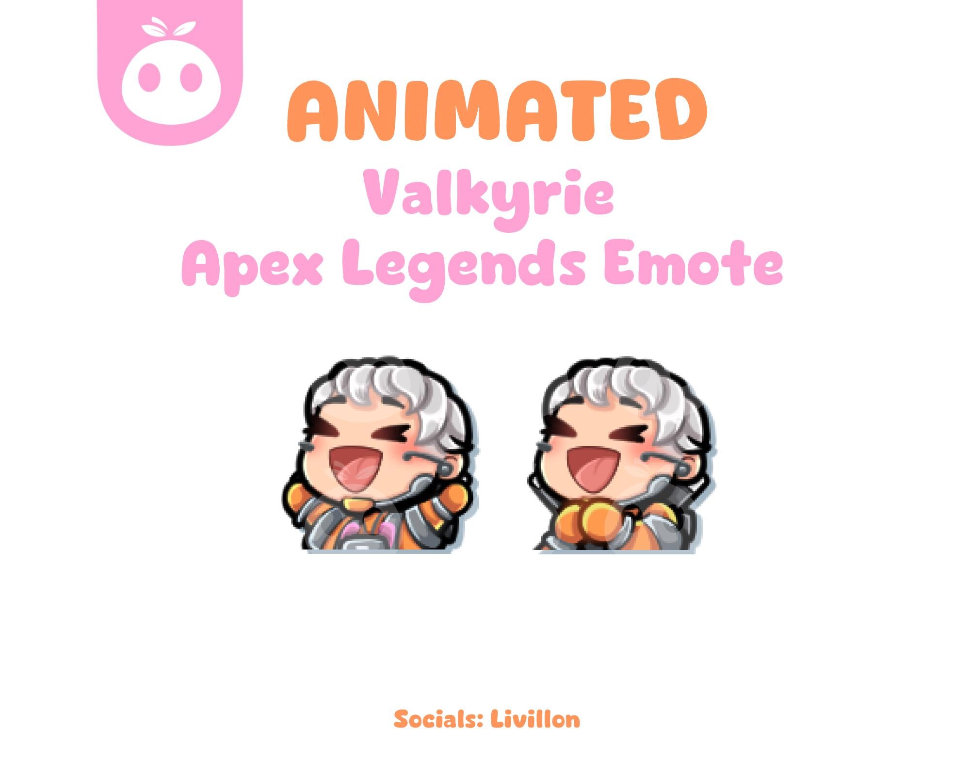 Apex Legends Valkyrie Animated Clappies Emote - Twitch, Discord and ...