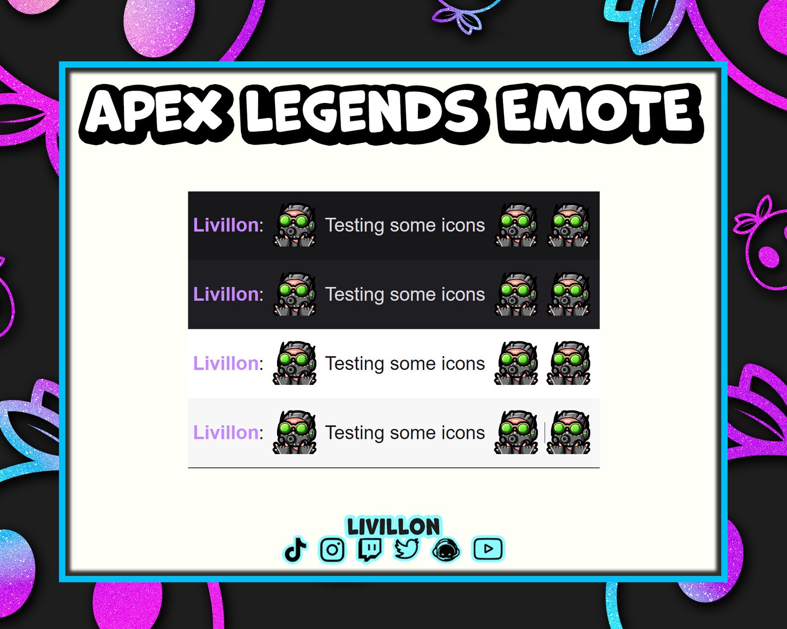 APEX LEGENDS Octane Emote Twitch, Discord and Youtube - Etsy