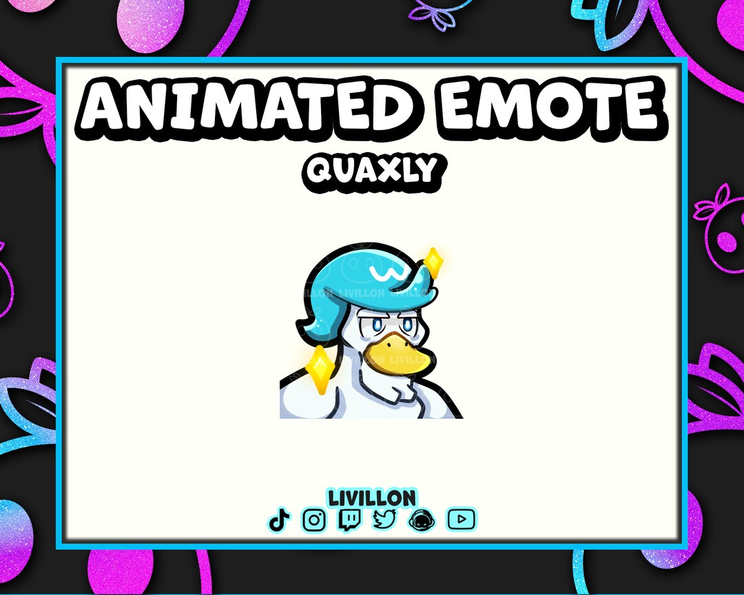 Pokemon Quaxly Animated Emote - Twitch and Discord - Etsy