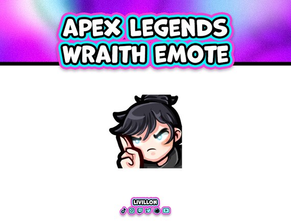 APEX LEGENDS Wraith Emote Twitch Discord and Youtube - Etsy