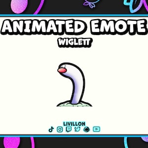 Pokemon Wiglett Animated Emote - Twitch and Discord - Etsy
