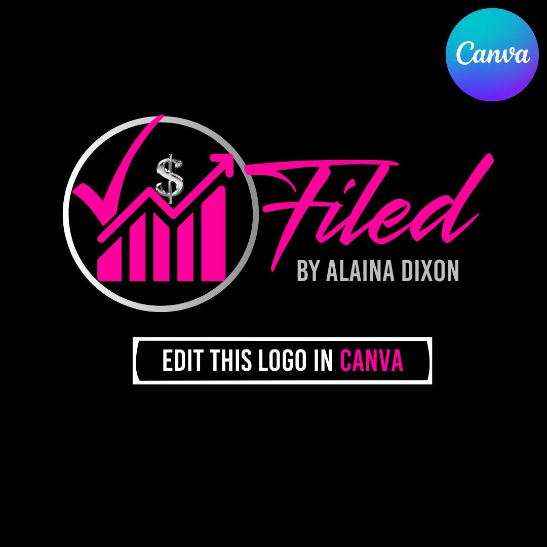 Editable Tax Logo, Professional Customizable Template, Modern Design ...