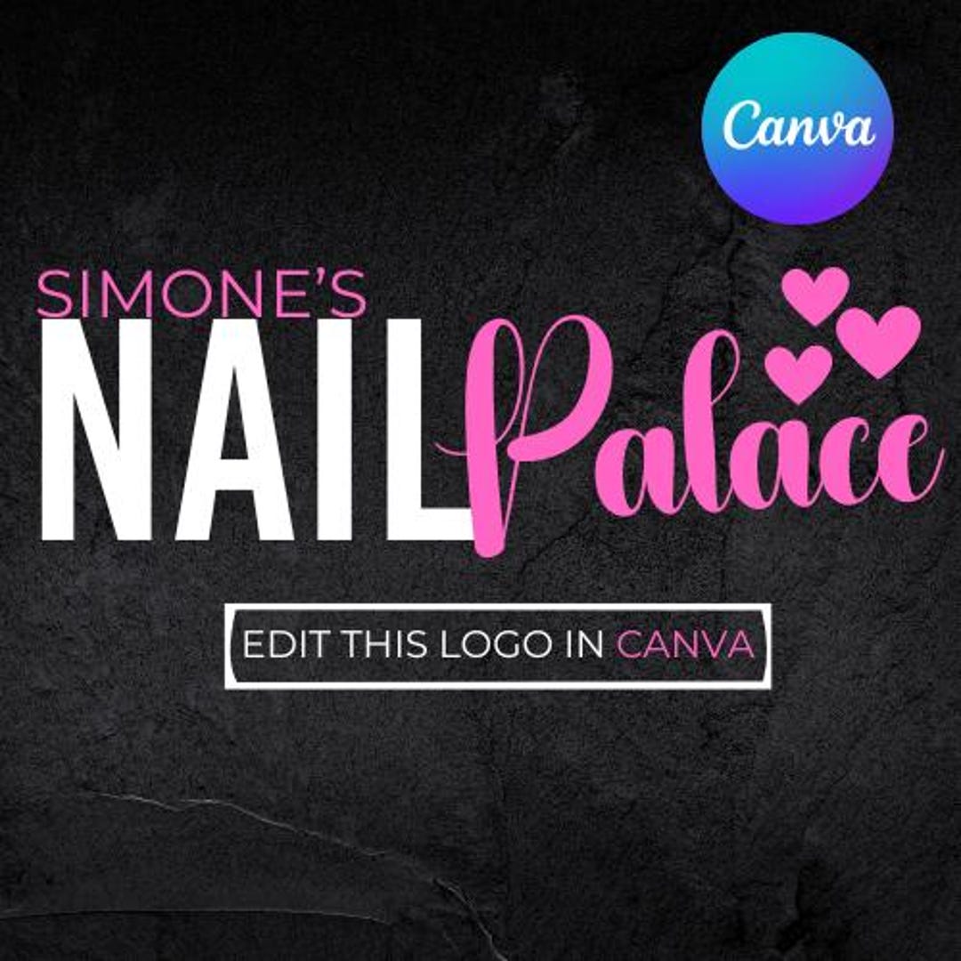 Nail Logo Design, Logo Template, DIY Beauty Logo, Nail Tech Logo, Nails ...