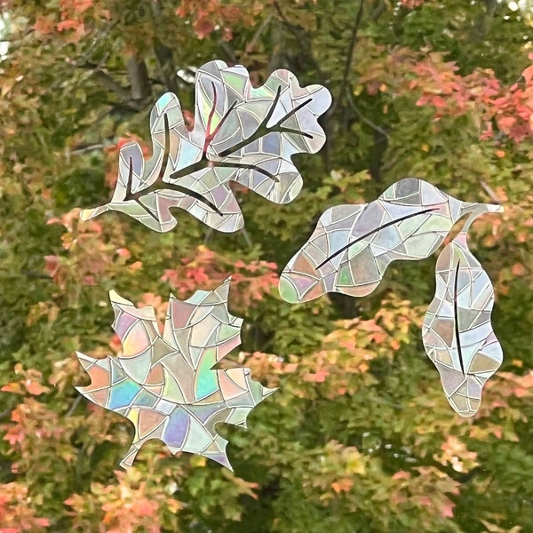 Fall Leaves Window Decals - Etsy