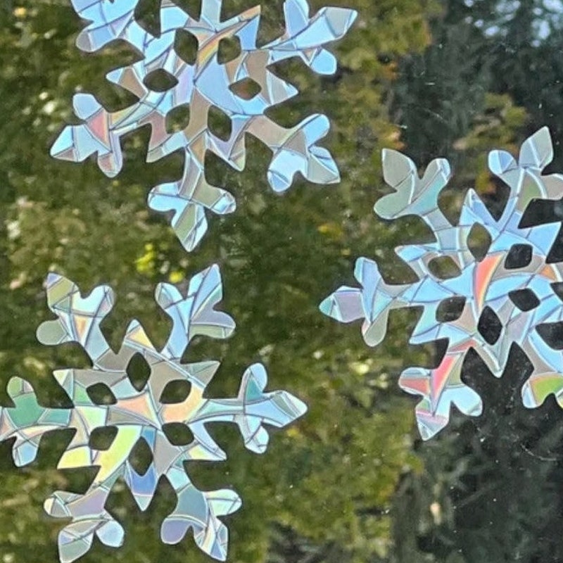 Snowflake Suncatcher - Etsy