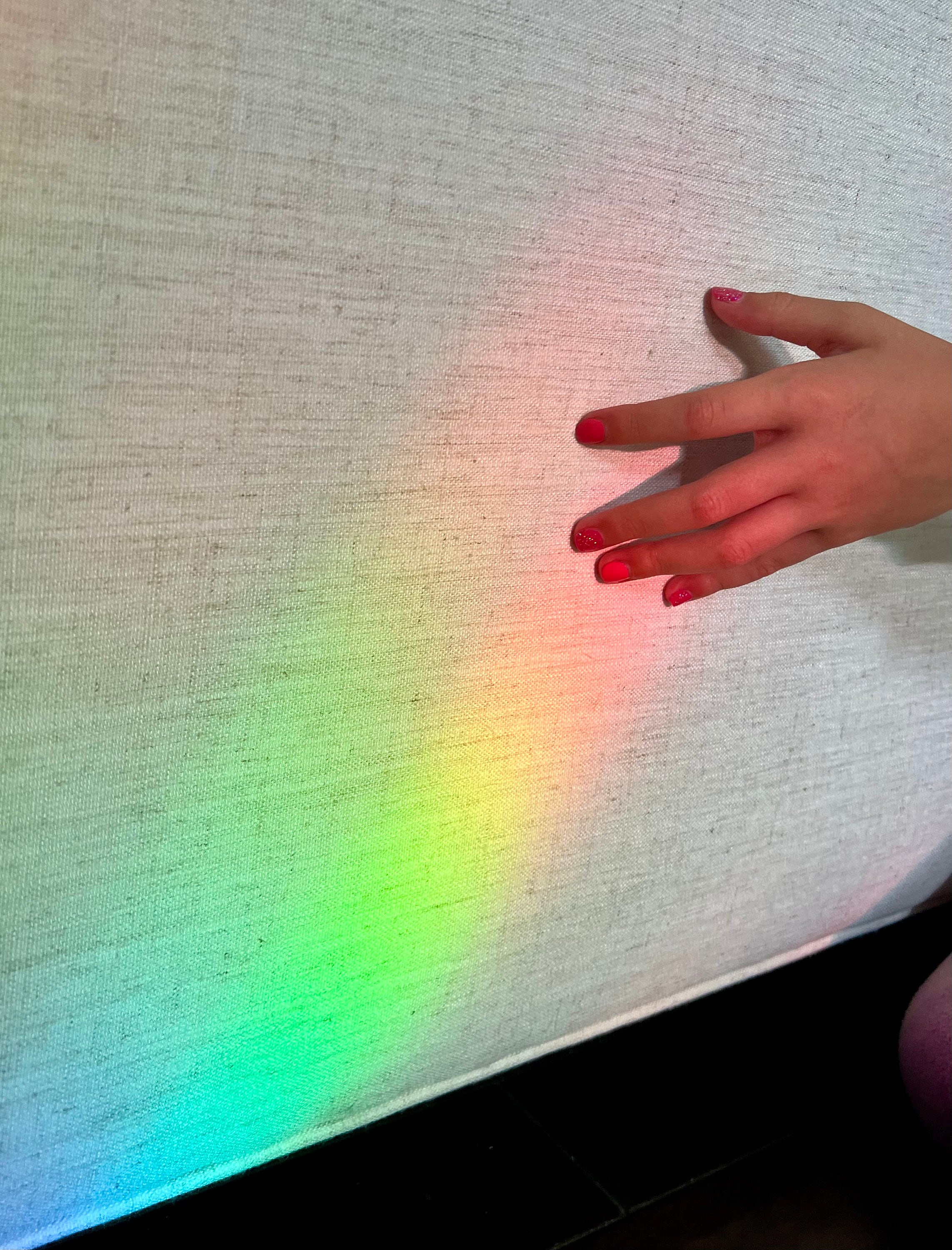 CHEERING FOR CHARLIE Rainbow Set of 3 Window Clings // Prism - Etsy