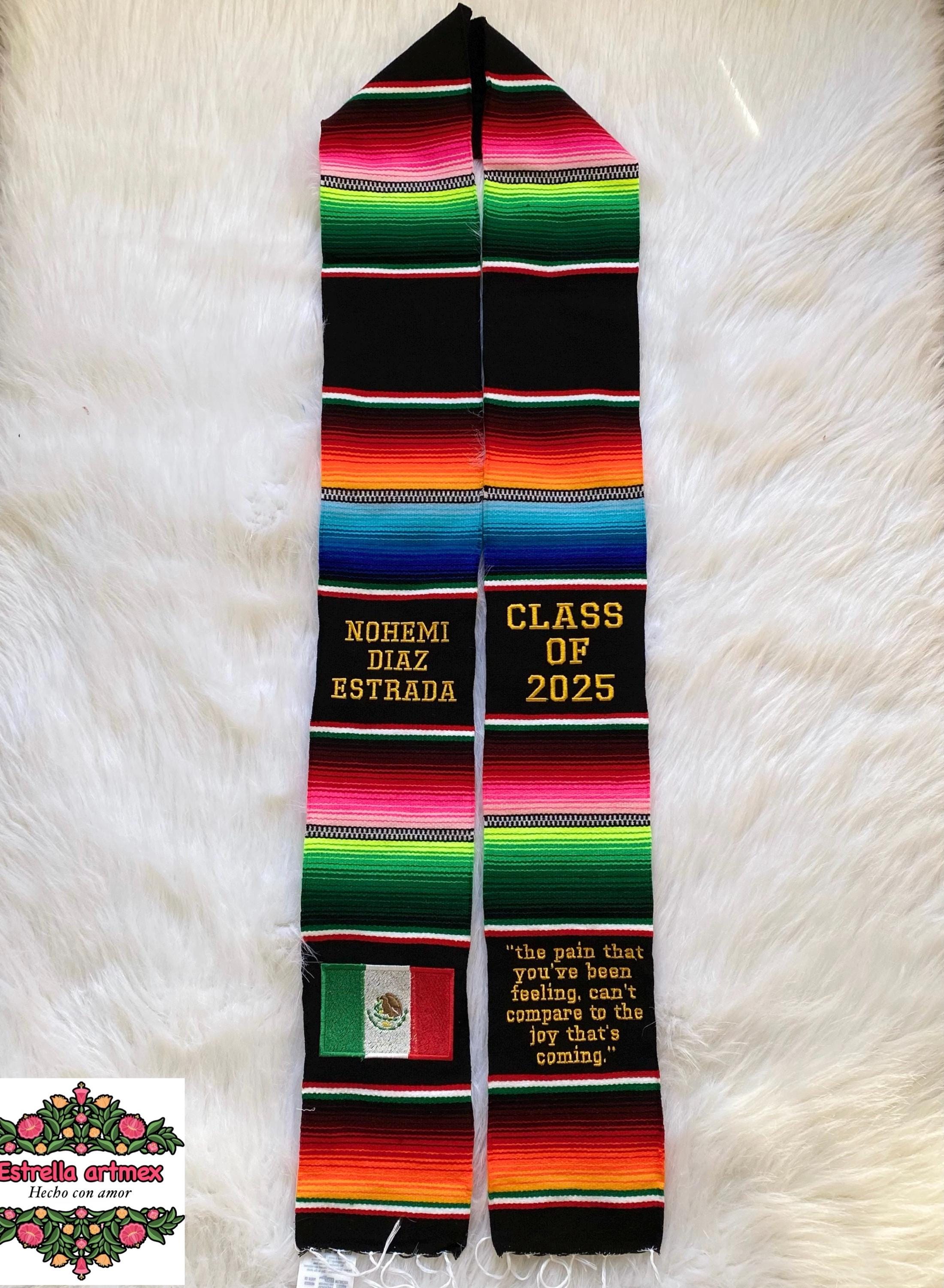 Mexican Graduation Stole,personalized Mexican Graduation Stole,mexican ...