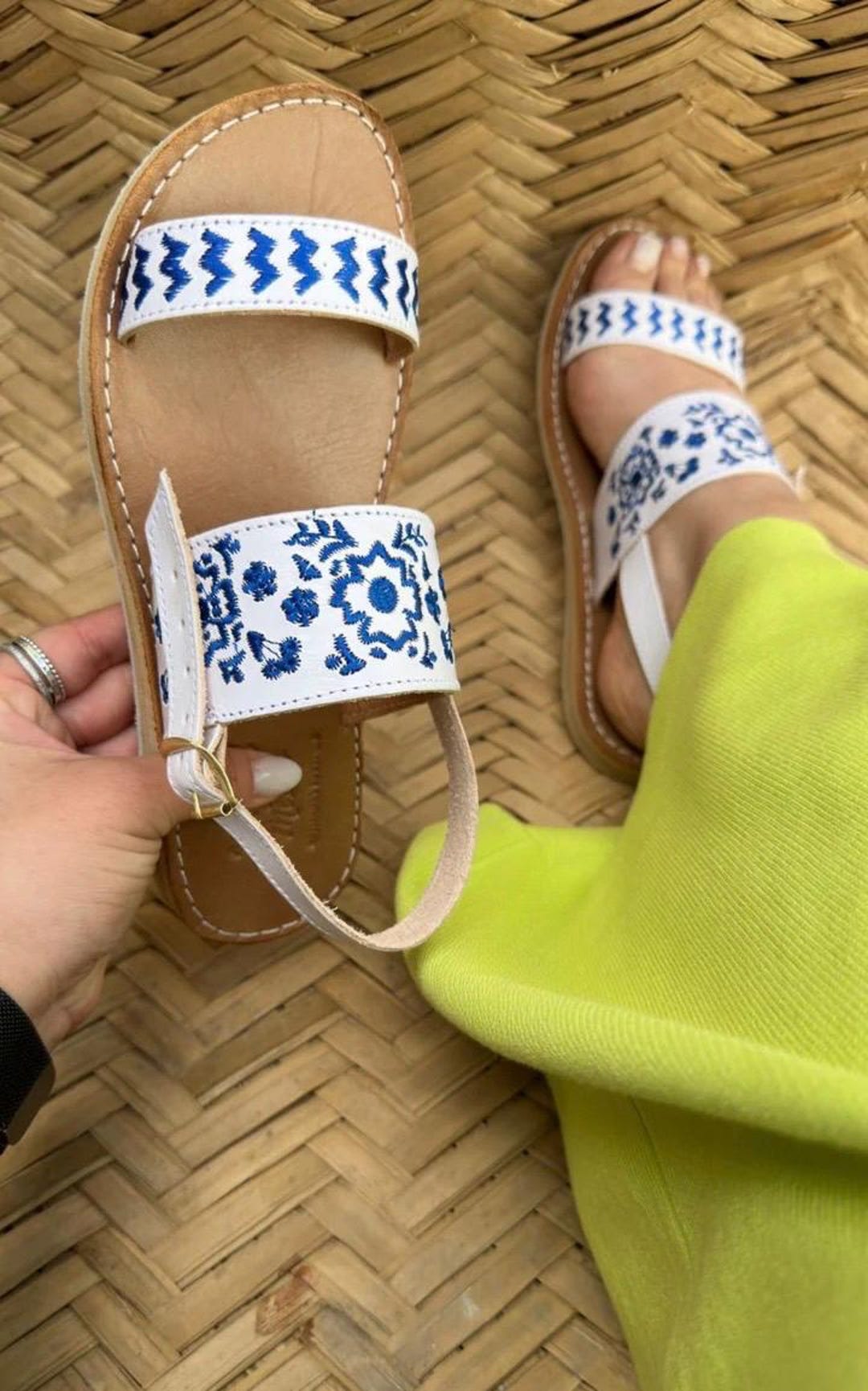 Huarache Sandals Embroidered/ Mexican Huarache for Women/ Mexico ...