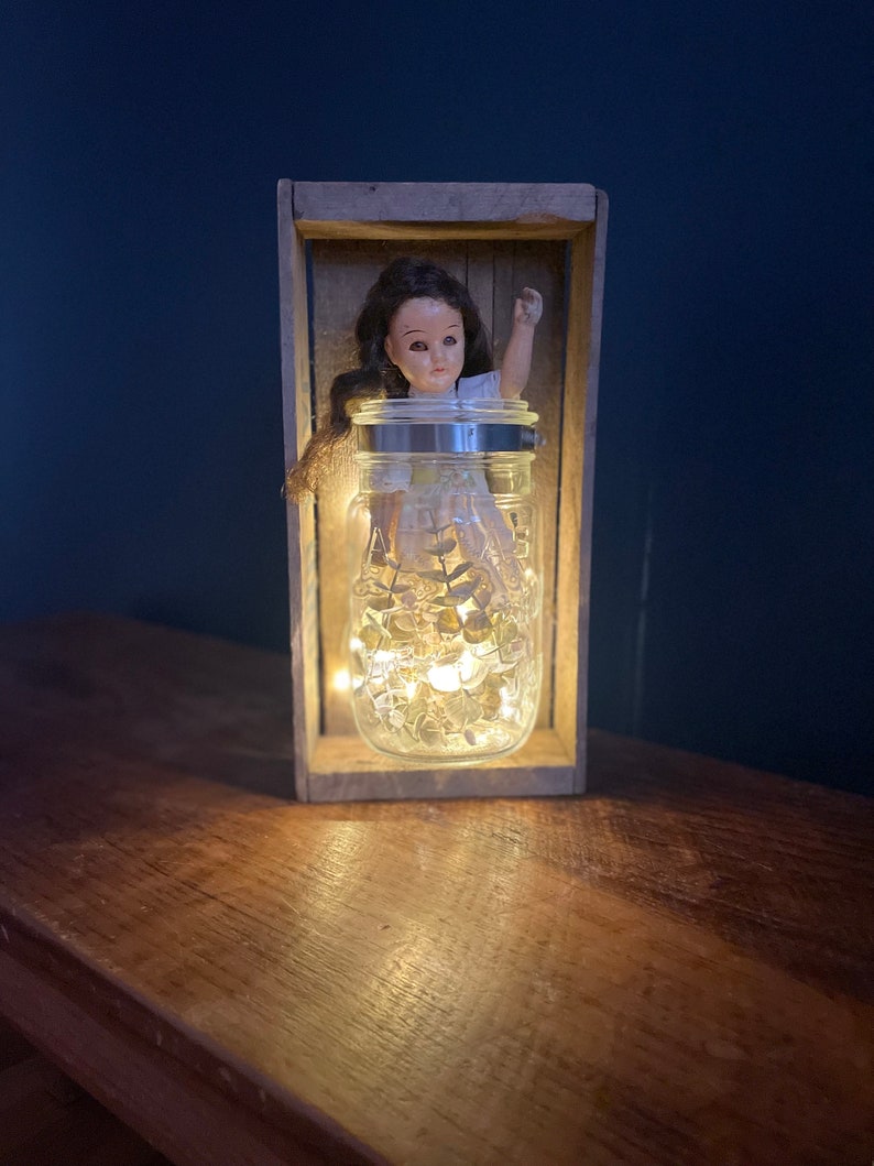 OOAK Creepy Light-up Doll Decoration- Sybil - Etsy