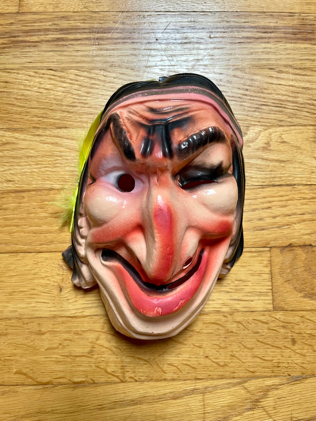 Vintage Ben Cooper Halloween Mask- Native American - Etsy
