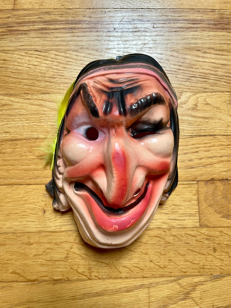 Vintage Ben Cooper Halloween Mask- Native American - Etsy