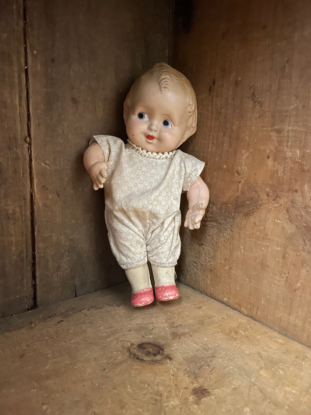 Creepy Cute Antique Doll Charles - Etsy
