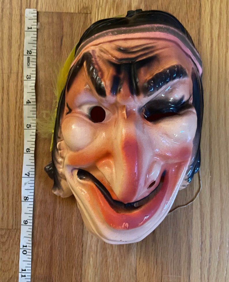 Vintage Ben Cooper Halloween Mask- Native American - Etsy