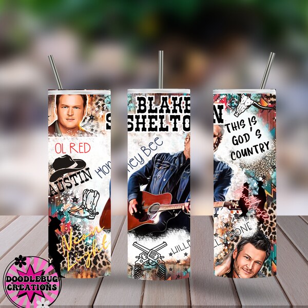 Blake Shelton Collage Svg - Etsy