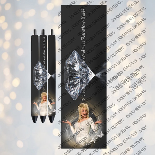 Dolly Parton Ink Pen - Etsy