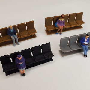HO Scale Station Platform Seats Model Railway Lot of Four - Etsy