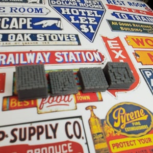 HO Scale Bricks on Pallet Model Railway Lot of Four Gray Pallets 3D ...