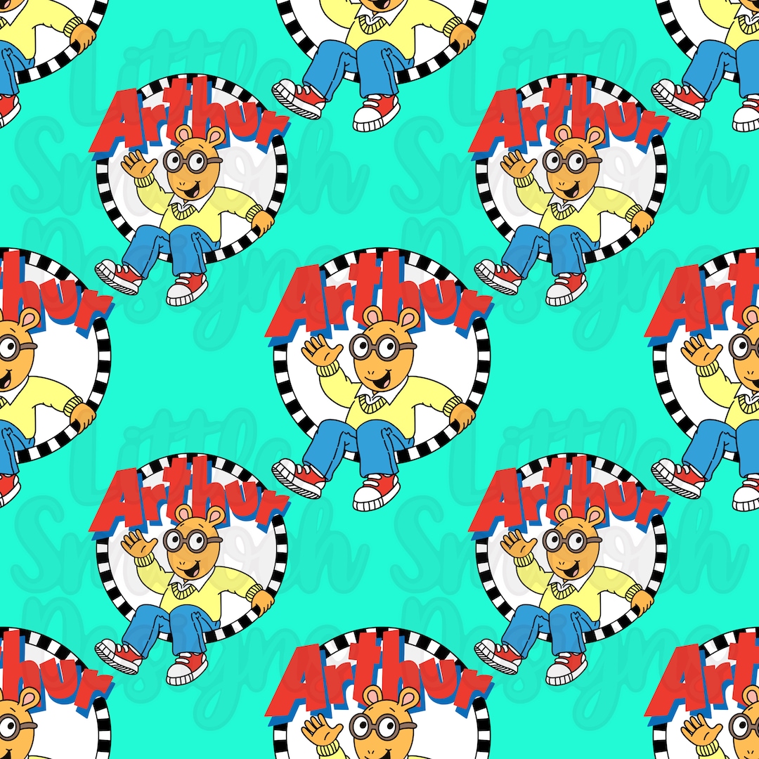 Arthur Tv Show 90s 00s Seamless Pattern / Surface Pattern / Digital ...
