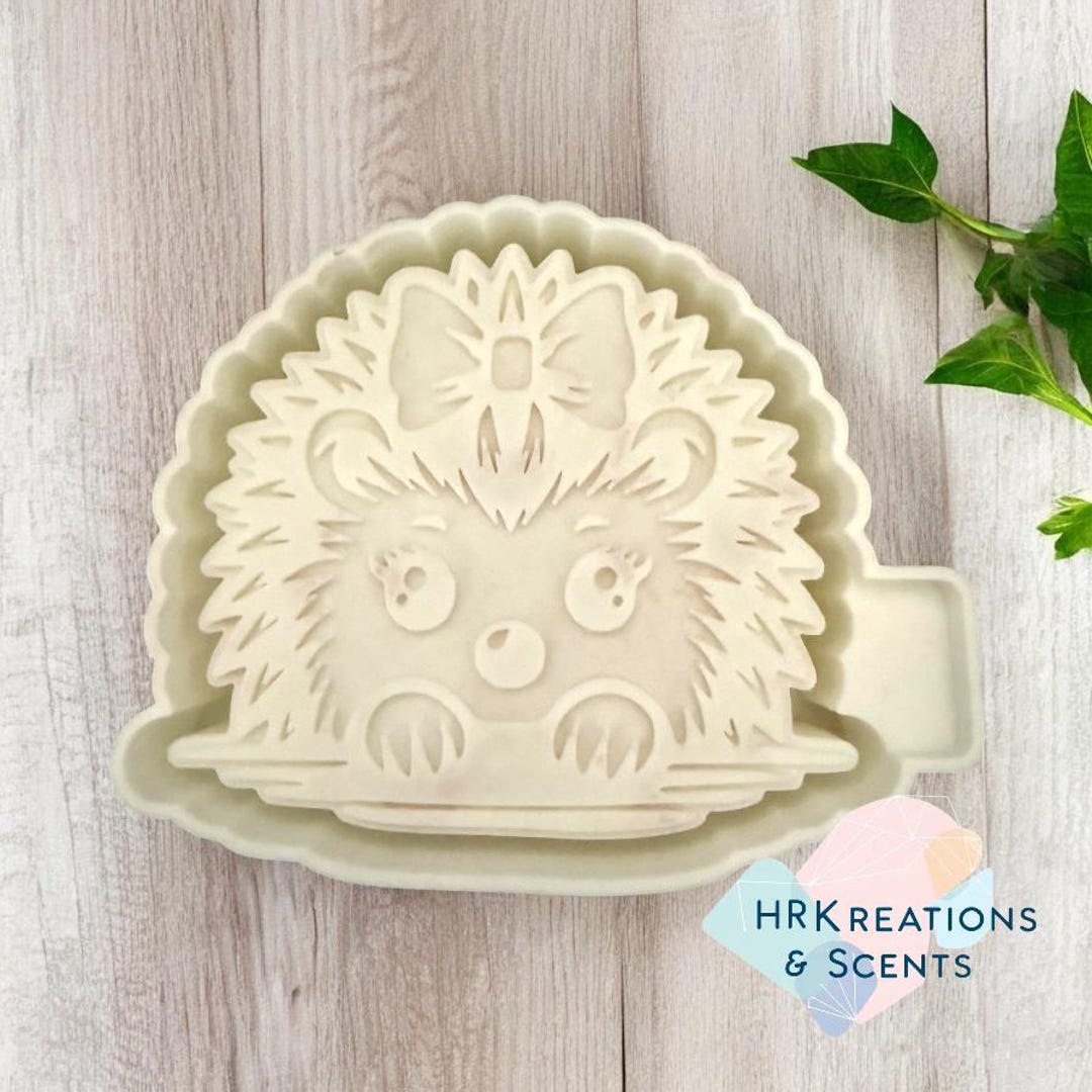 Hedgehog With Bow Silicone Mold: Car Freshie, Wax Melt - Etsy