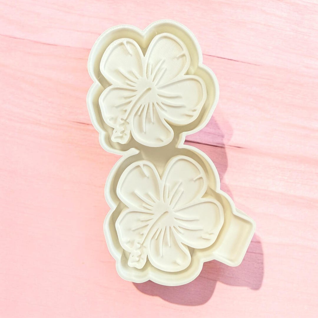 Hibiscus Flower Vent Clip Freshie Mold ,spring Mold, Silicone Mold, Car ...