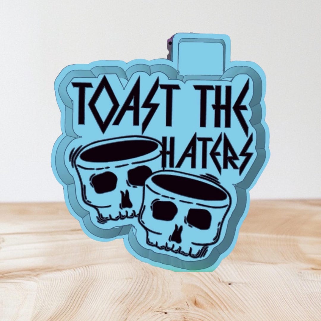 Toast the Haters Skull Freshie Silicone Mold, Air Freshener DIY - Etsy