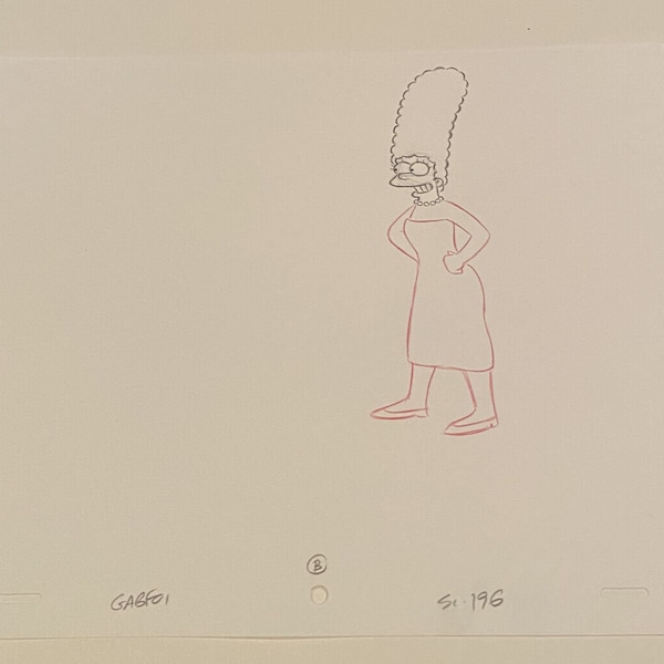Simpsons Animation Cel - Etsy