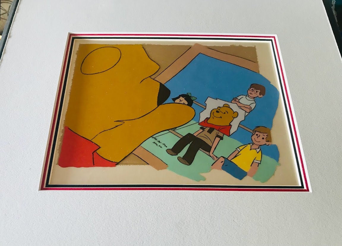 Winnie the Pooh Animation Cel - Etsy