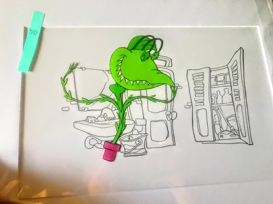 Little House of Horrors Animation Cel - Etsy