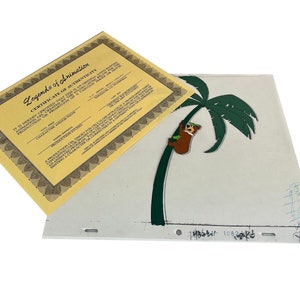 1987 Hanna-barbera Yogi Bear Spruce Goose Movie Original Production Cel ...