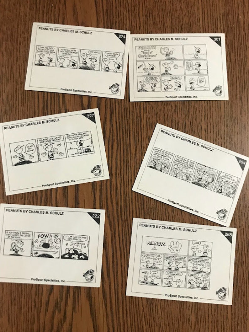 Peanuts Trading Cards - Etsy