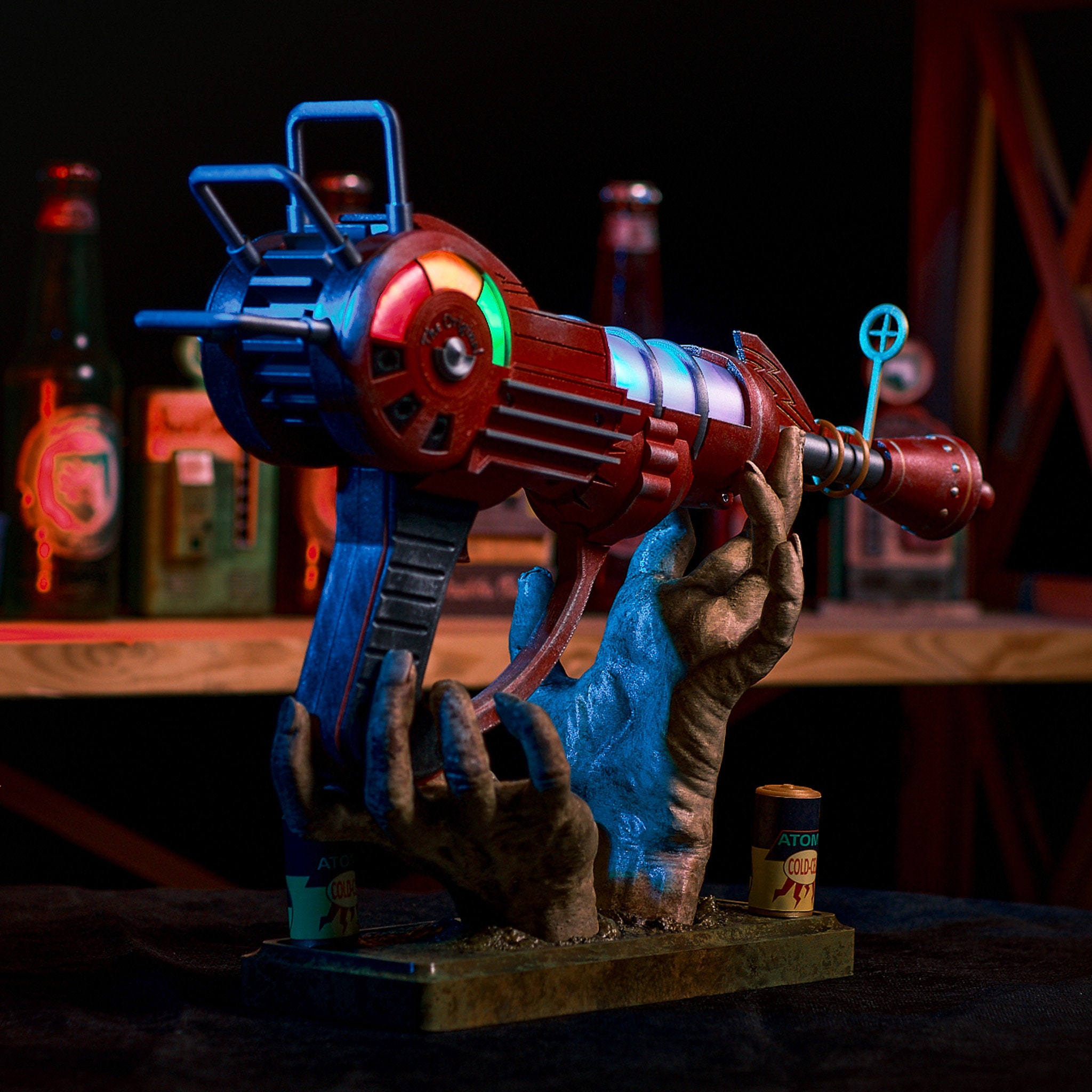 Ray Gun luces LED réplica Call of Duty Zombies Prop Cosplay - Etsy México