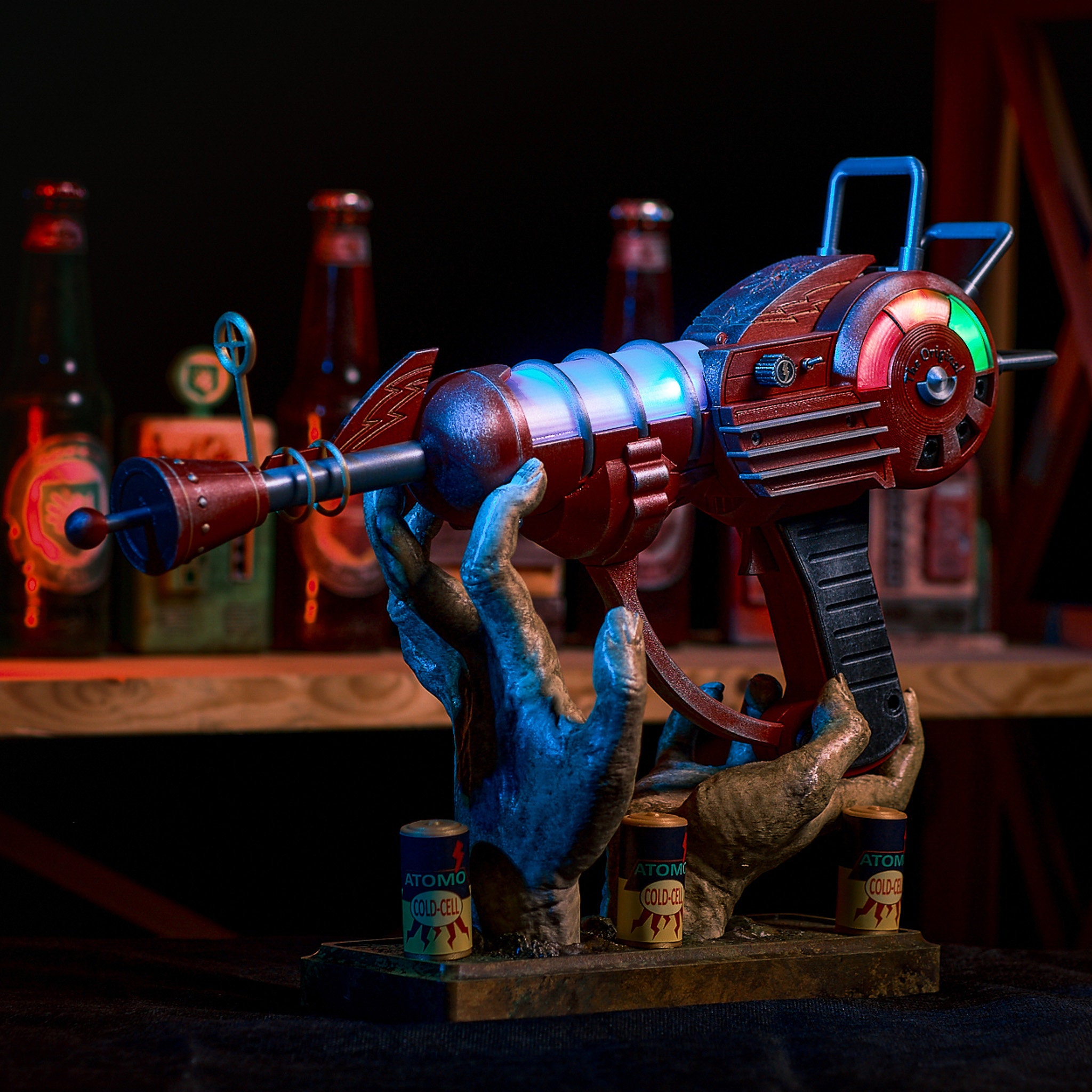 Ray Gun luces LED réplica Call of Duty Zombies Prop Cosplay - Etsy México