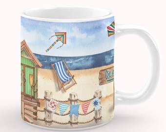 Beach Themed Coffee Mug - Etsy