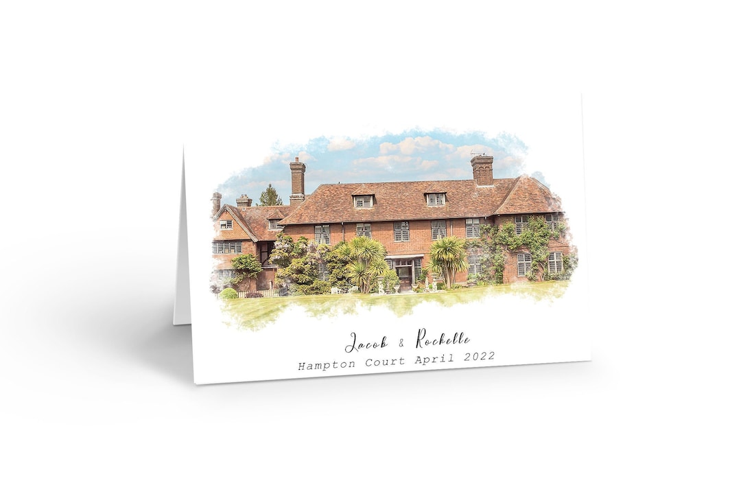 Wedding Venue Card Wedding Venue Print High Quality Greeting Card Paper ...