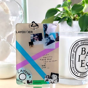 Layover Photocard Holder + Standee - Etsy