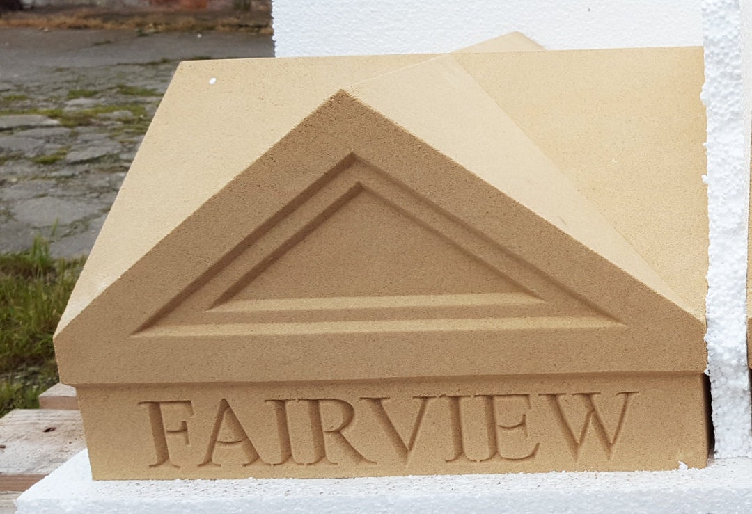 Engraved Pier Caps 400mm X 400mm - Etsy