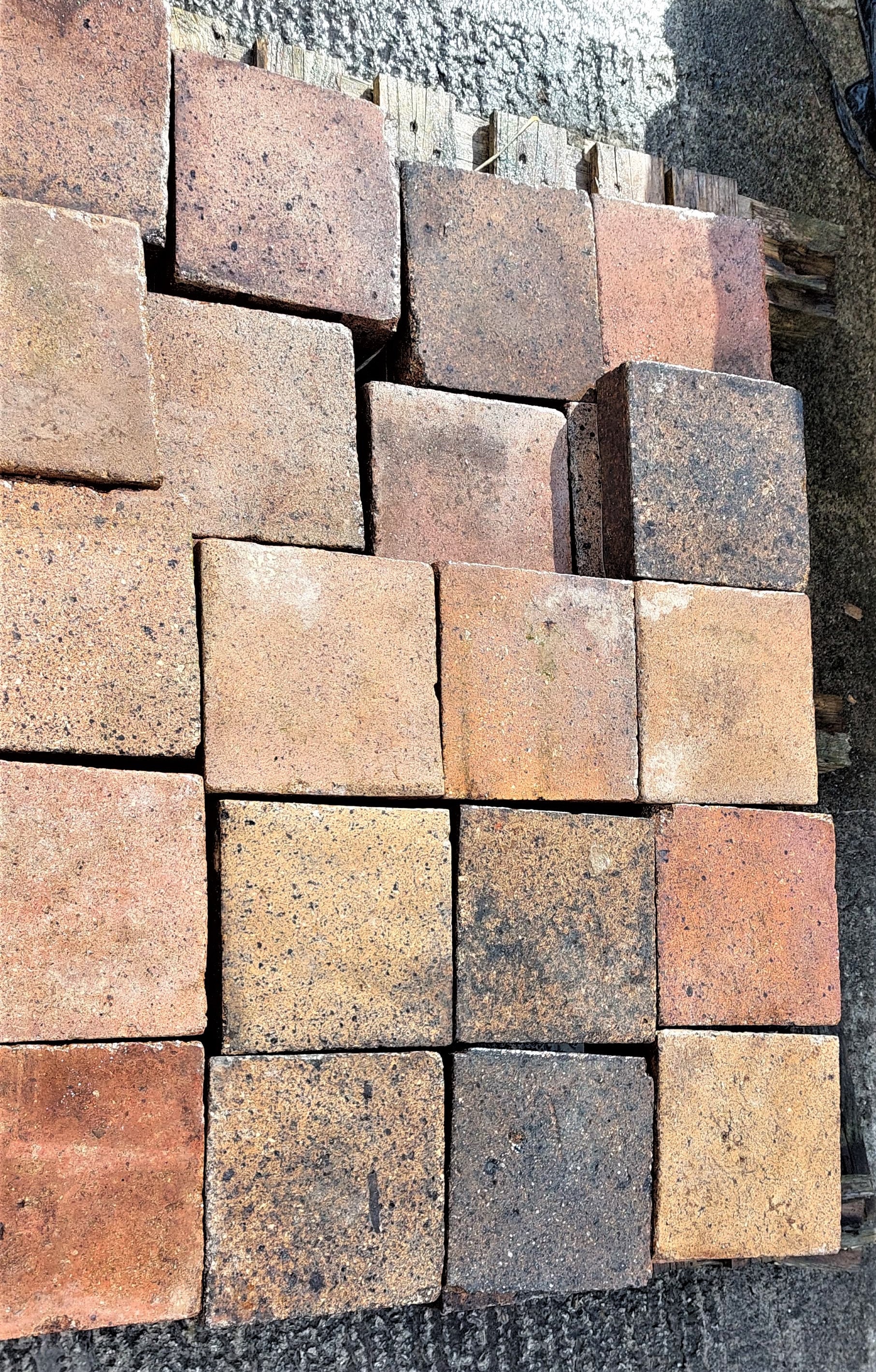 Reclaimed Victorian Quarry Tiles 238 X 239 X 62mm 8.25 M2 - Etsy UK