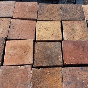 Reclaimed Victorian Quarry Tiles 238 X 239 X 62mm 8.25 M2 - Etsy UK