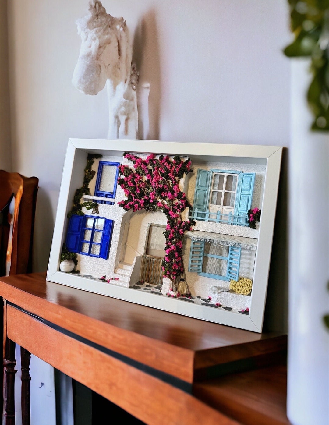 3d Wall Art Shadow Box Miniature Mediterranean Style Diorama - Etsy