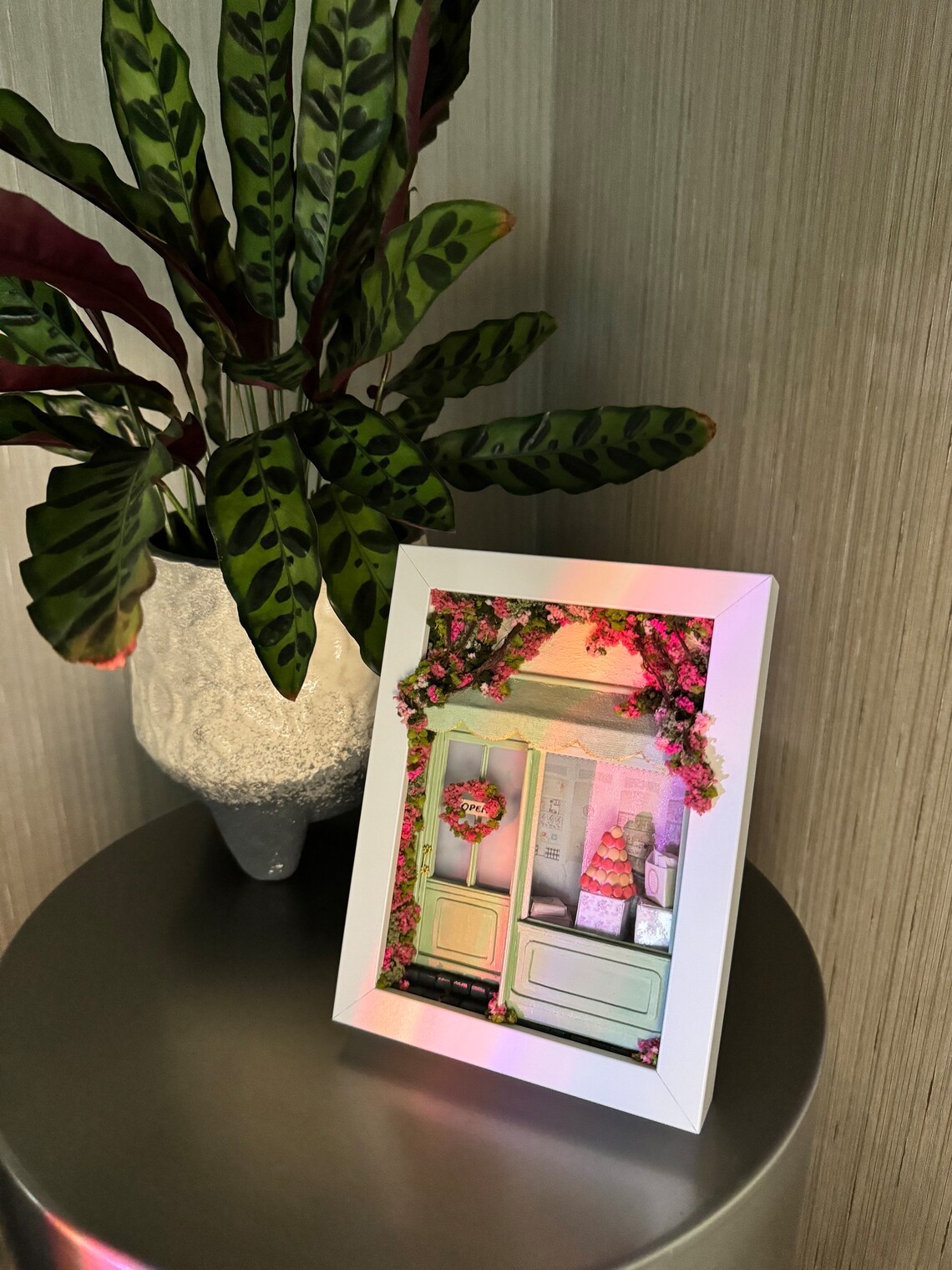 Miniature Macarons Shop Themed Diorama Frame, Shadow Box - Etsy